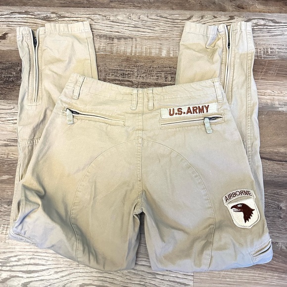Union Army | Pants | Union Army Us Army Airborne Beige 7 Pocket Heavy ...